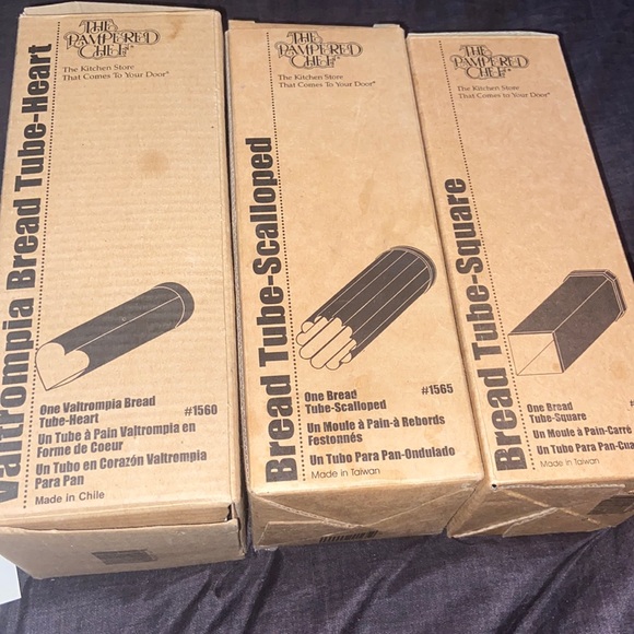 The Pampered Chef | Kitchen | Three The Pampered Chef Bread Tubes A ...